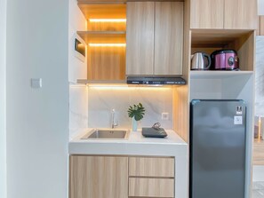 Estúdio standard, 1 quarto | Cozinha privada