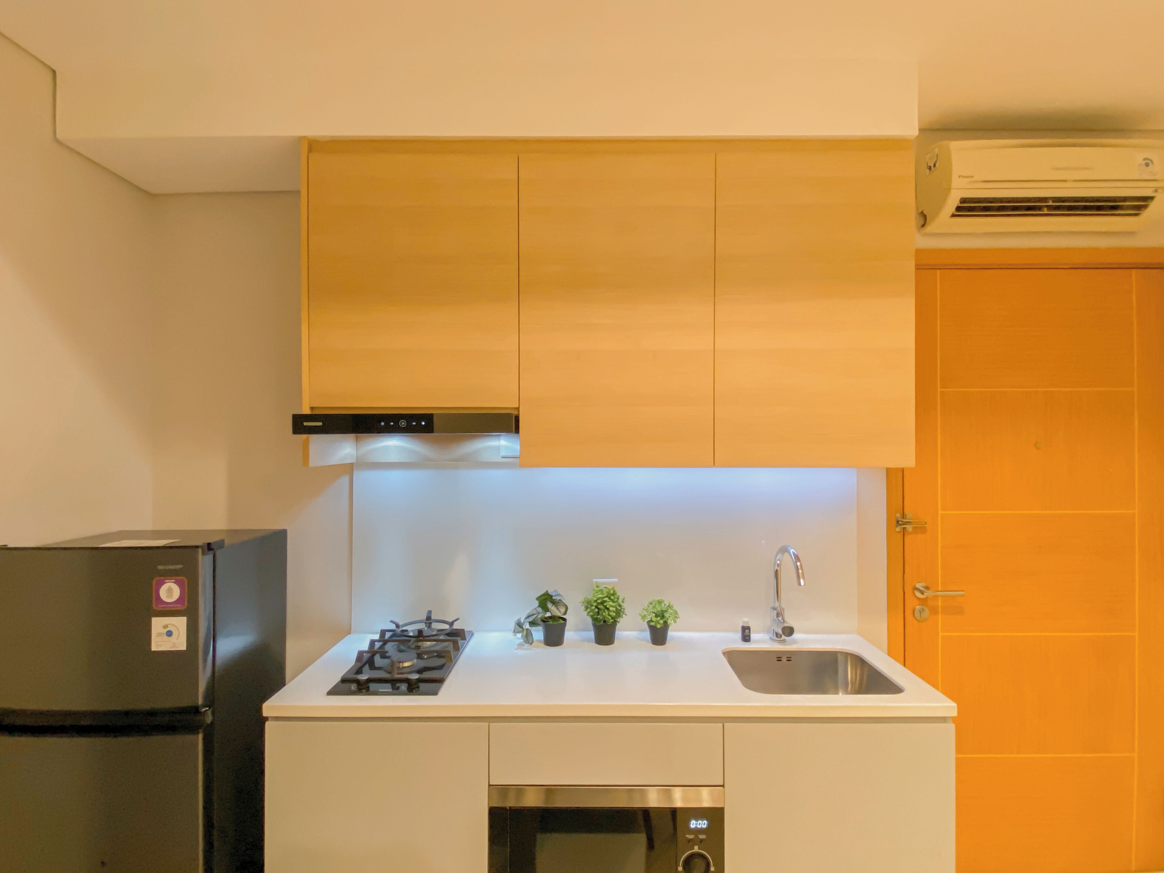 Apartamento standard, 2 quartos | Cozinha privada | Cooktop