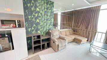 Apartamento Standard, 2 quartos | Sala de estar