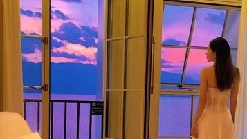 Quarto casal superluxo, vista para o mar | Vista do quarto