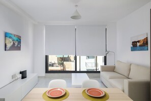 Apartamento, 1 cama de casal e sofá-cama, cozinha | Sala de estar