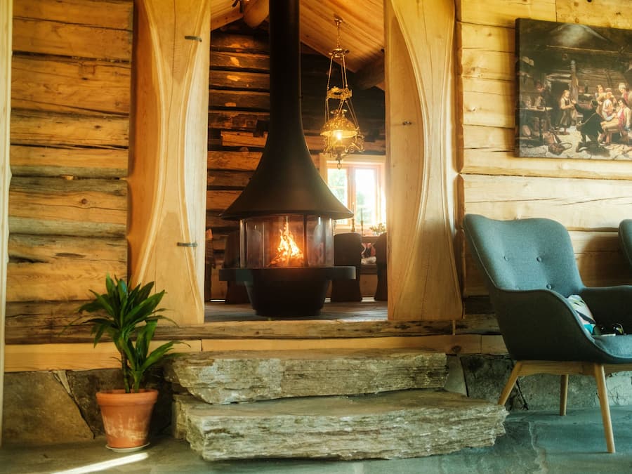 Casa Design, vista para a montanha | Sala de estar