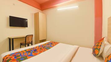 Lençóis de algodão egípcio, roupa de alta qualidade, cofre no quarto