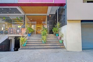 Entrada do alojamento