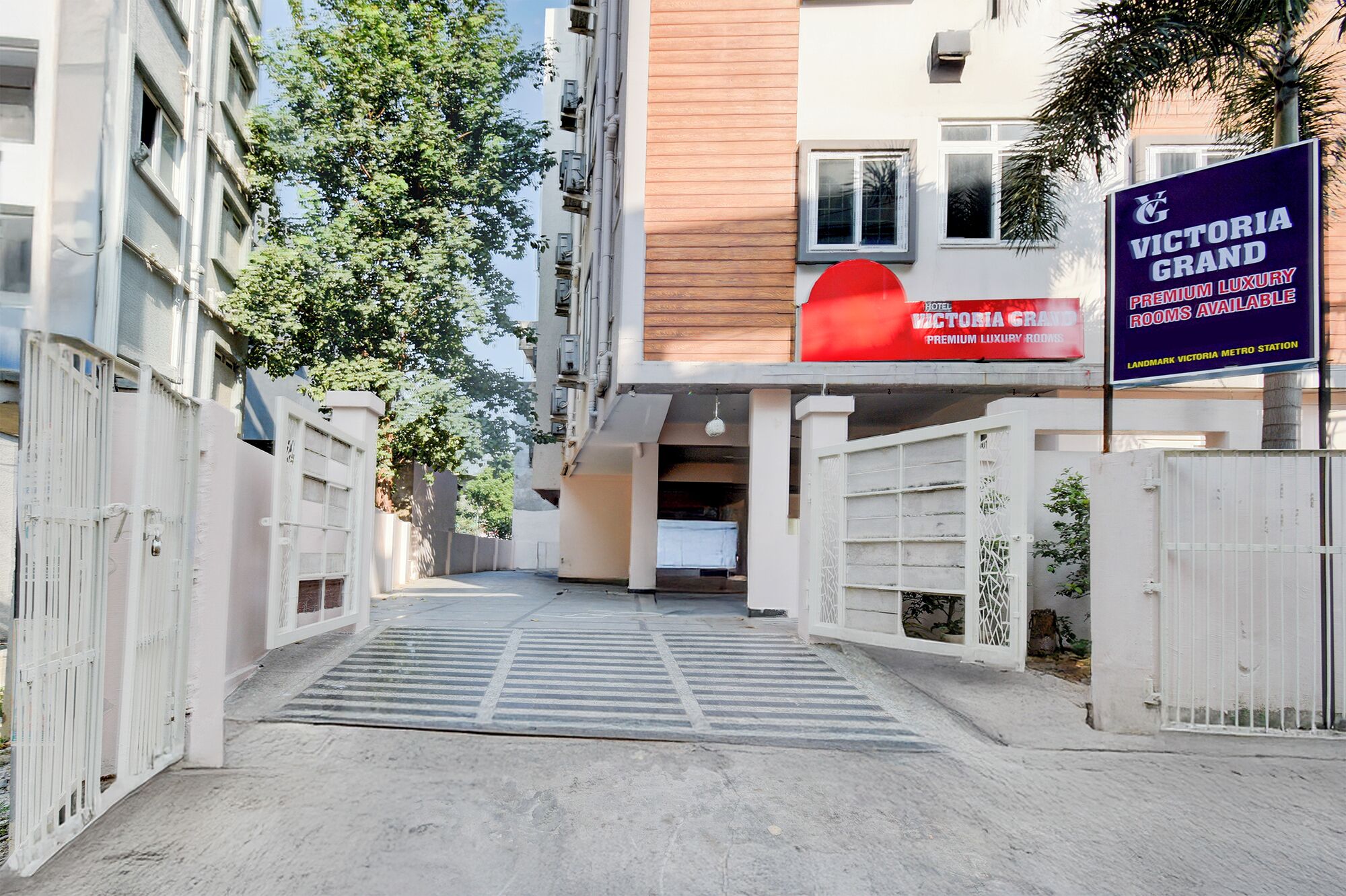 Entrada do alojamento