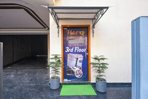 Entrada do alojamento