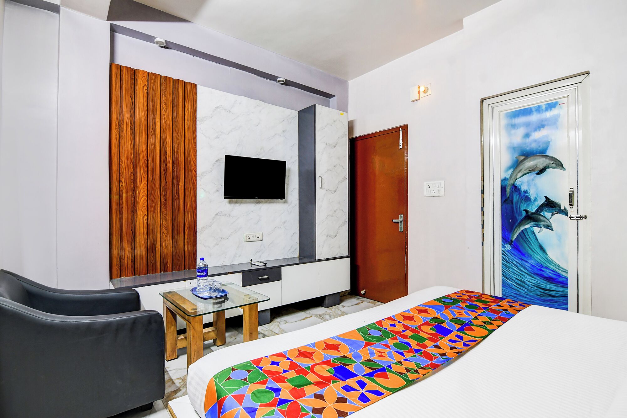 Lençóis de algodão egípcio, roupa de alta qualidade, cofre no quarto 