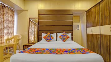 Lençóis de algodão egípcio, roupa de alta qualidade, cofre no quarto