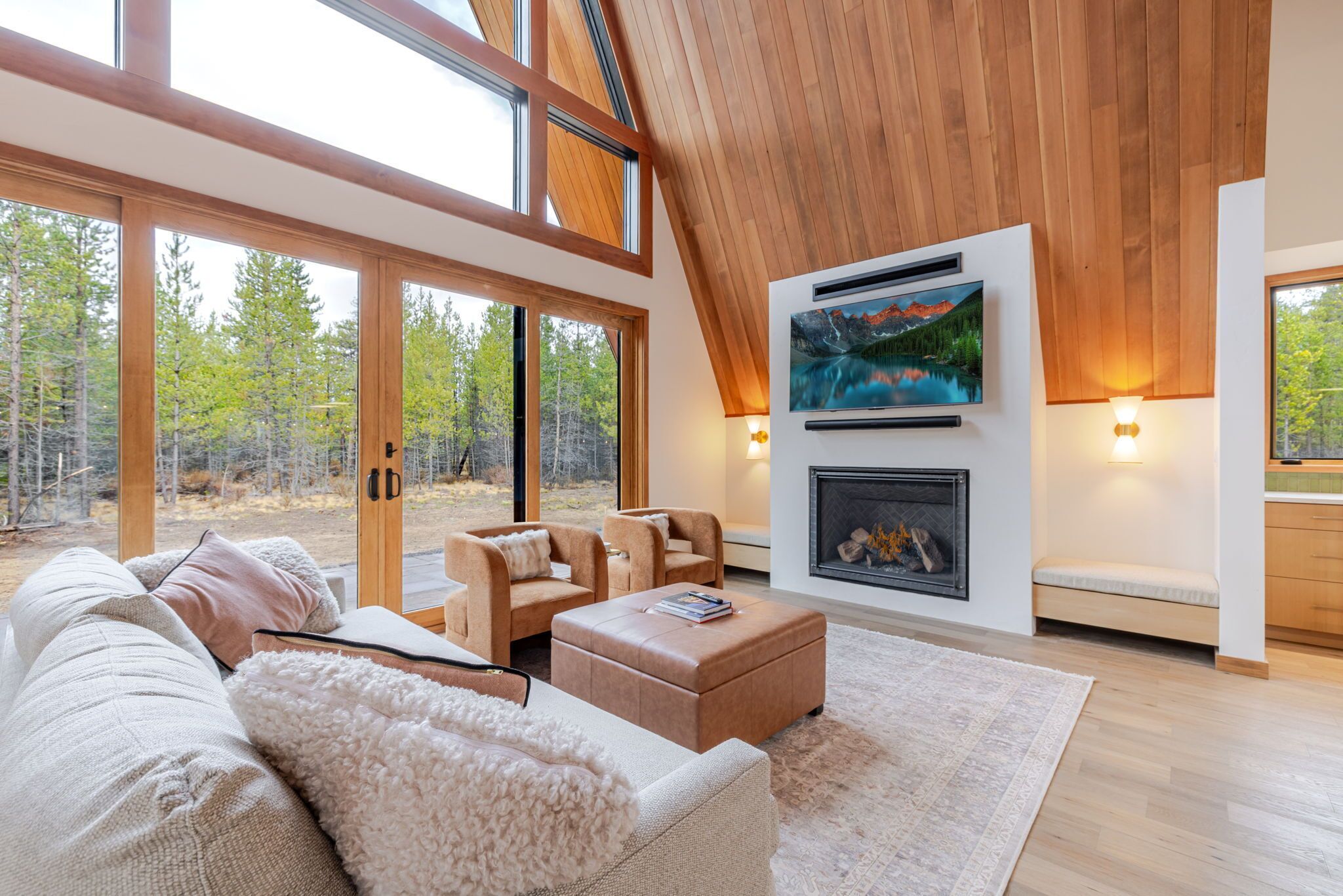 Luxury A-frame  Fire Pit  Hot Tub  Ev Charger  4 Acres - Oregón