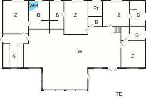 Casa | Planta do andar