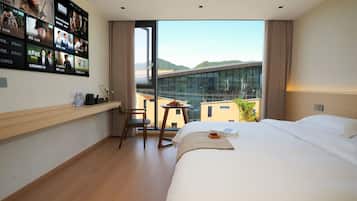 Quarto Duplo Comfort, vista para a colina | Sala de estar