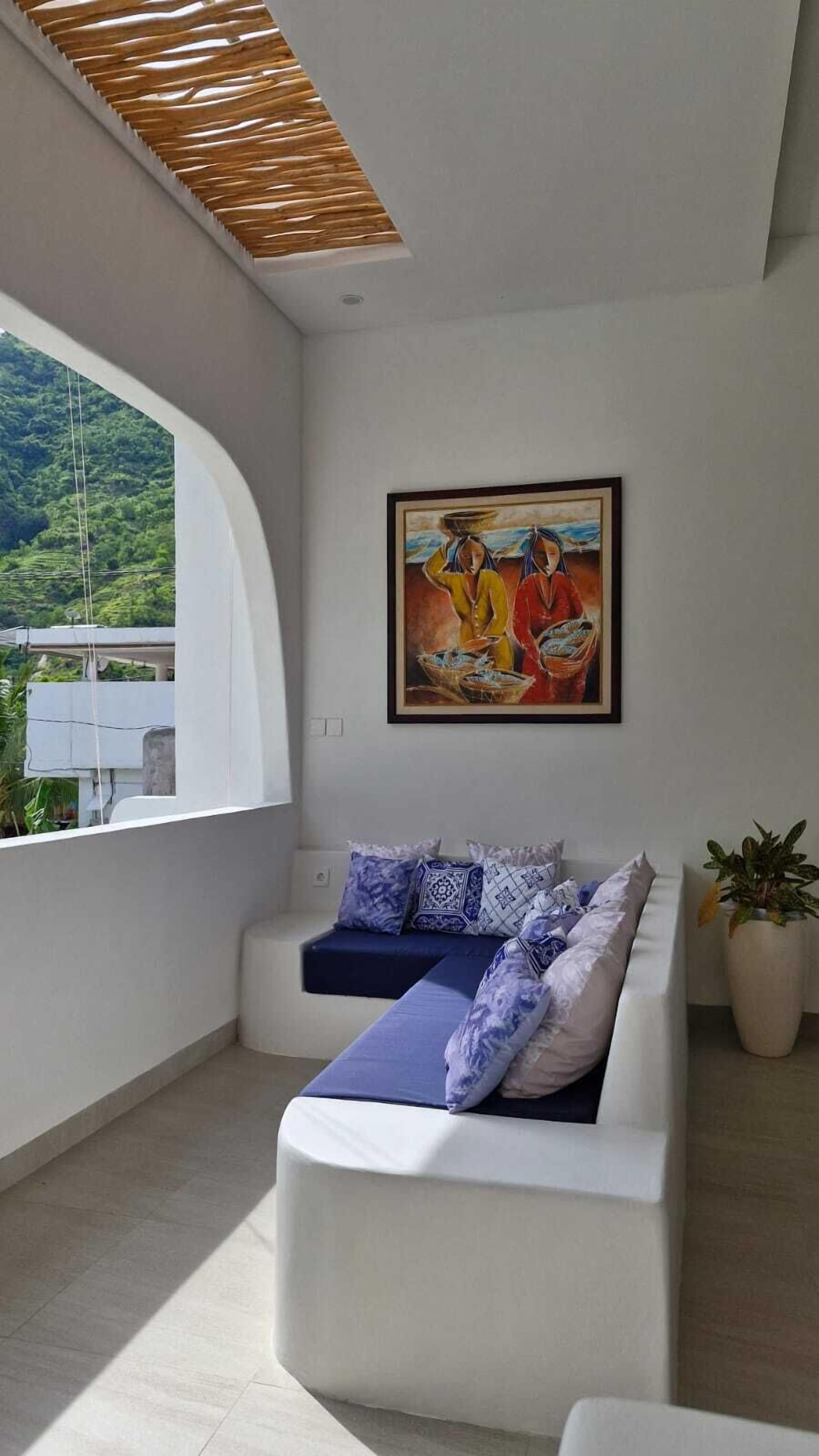 Vila luxo, 1 quarto, cozinha, vista para a montanha | Área de estar