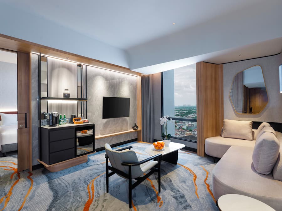 Harris Suite | Frigobar, cofres nos quartos, escrivaninha, Wi-Fi de cortesia