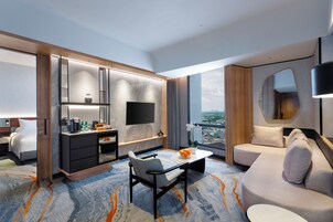 Harris Suite | Frigobar, cofres nos quartos, escrivaninha, Wi-Fi de cortesia