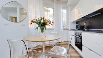 Apartamento luxo, vista para a cidade (Flavia 2) | Opções para refeição