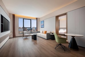 Suite Executiva, 1 cama king-size, não fumadores, Vista para a cidade