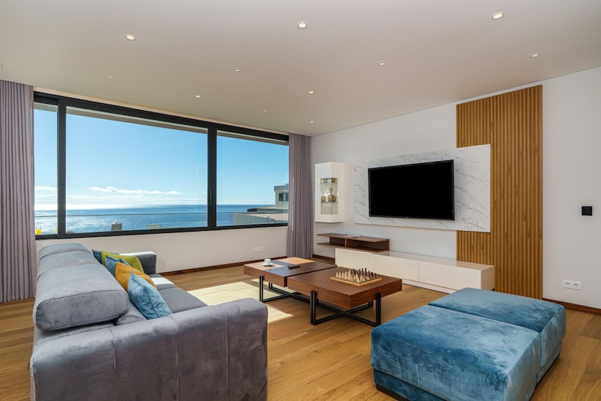 Japandi Accents Villa Jacuzzi En Suites Ev Charger Bbq Ocean Views - Madeira