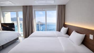 Ocean Suite | Wi-fi grátis, roupa de cama fornecida