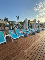 Bungalow Deluxe, vista para o mar | Terraço/pátio interior