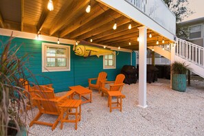 Casa, 1 cama King e sofá-cama (Coral Suite) | Terraço/pátio