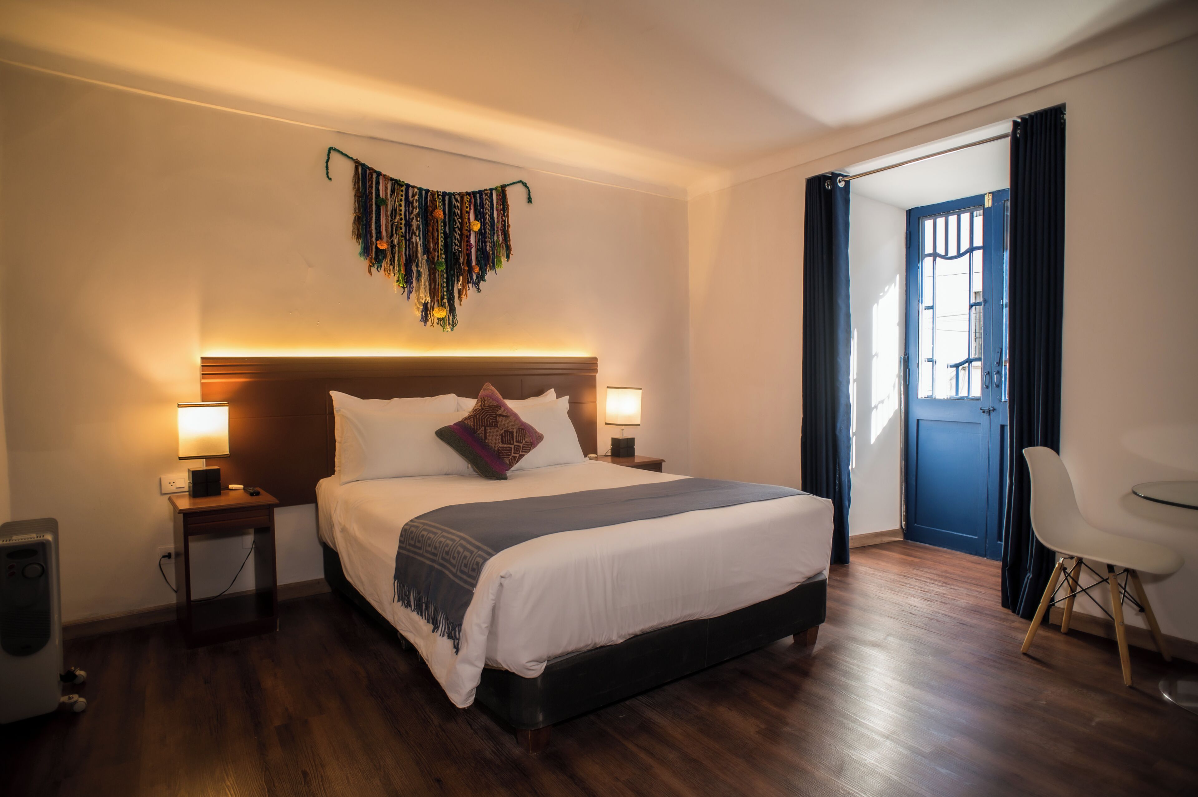 Quarto Duplo | Cofre no quarto, secretária, Wi-fi grátis 