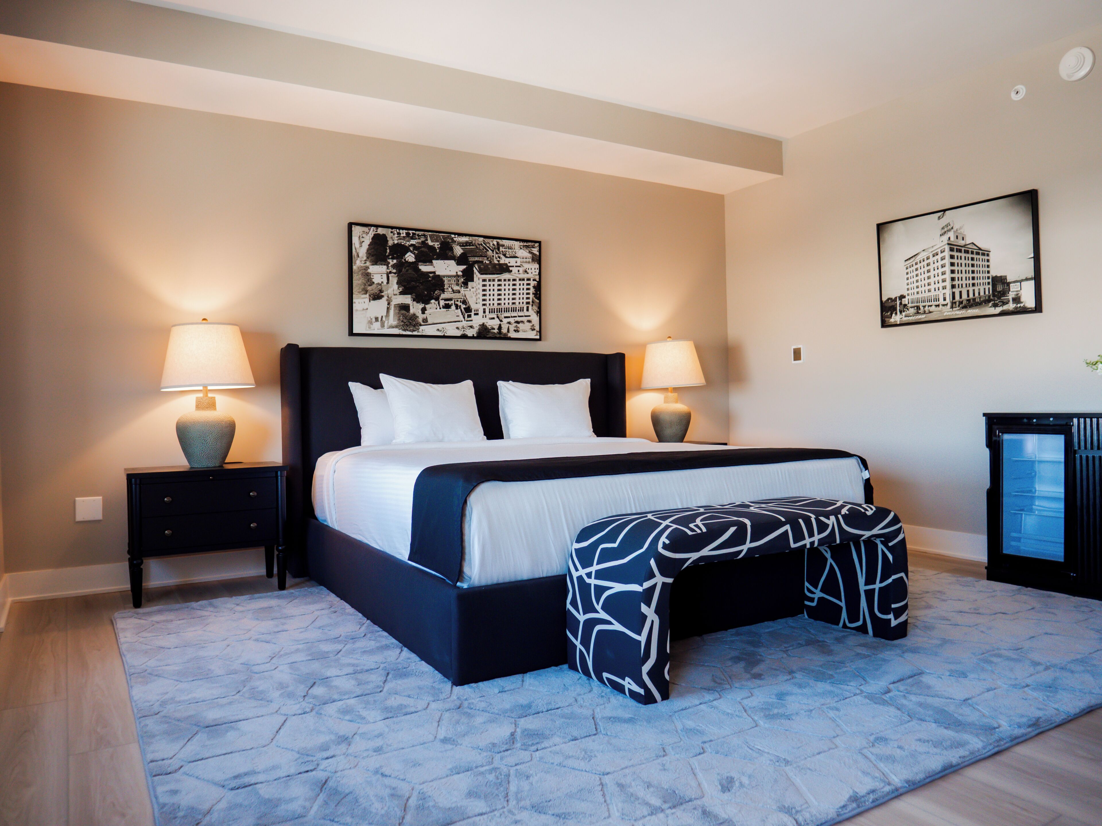 Quarto, vista para a cidade