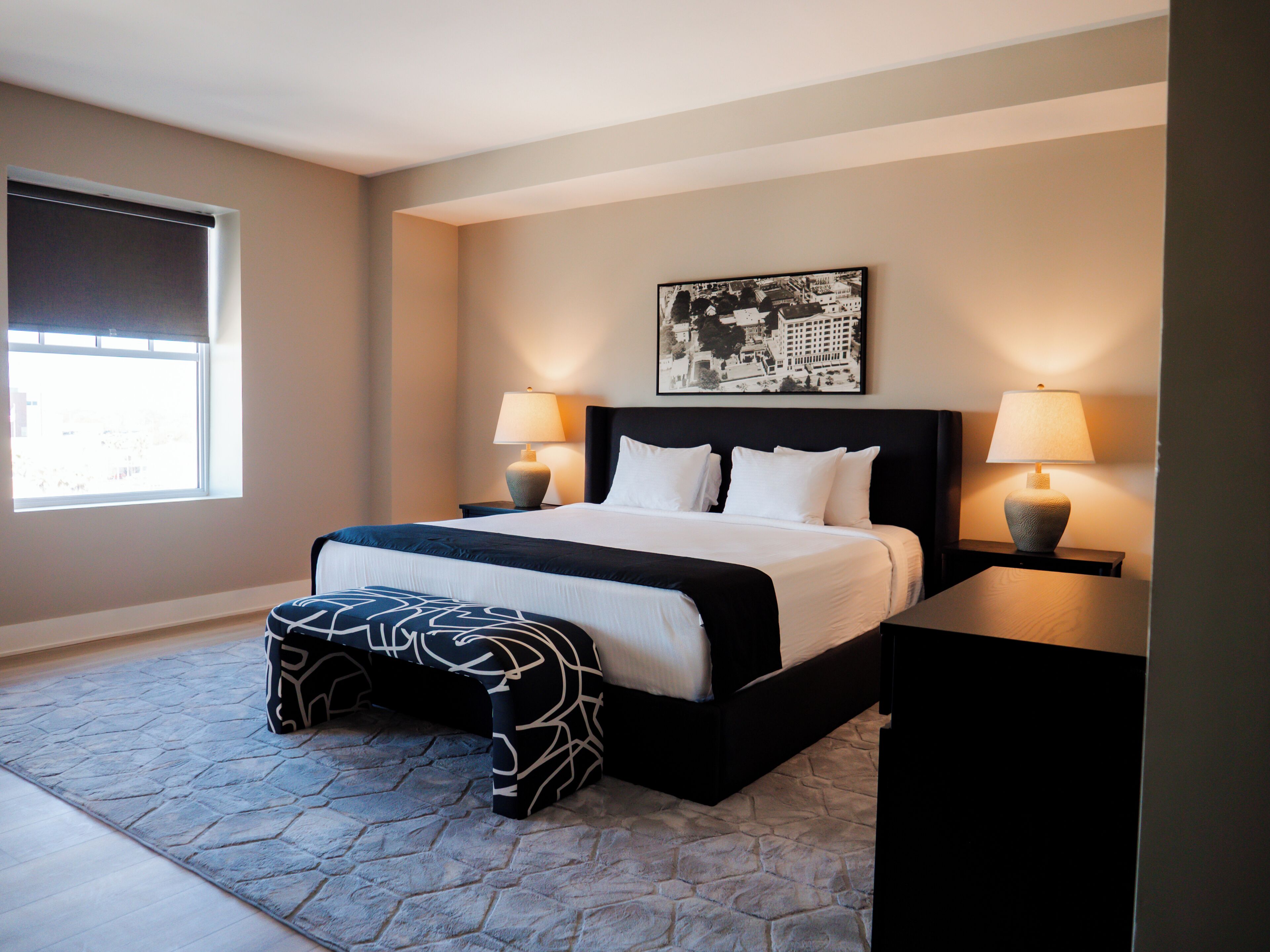 Estúdio, vista para a cidade