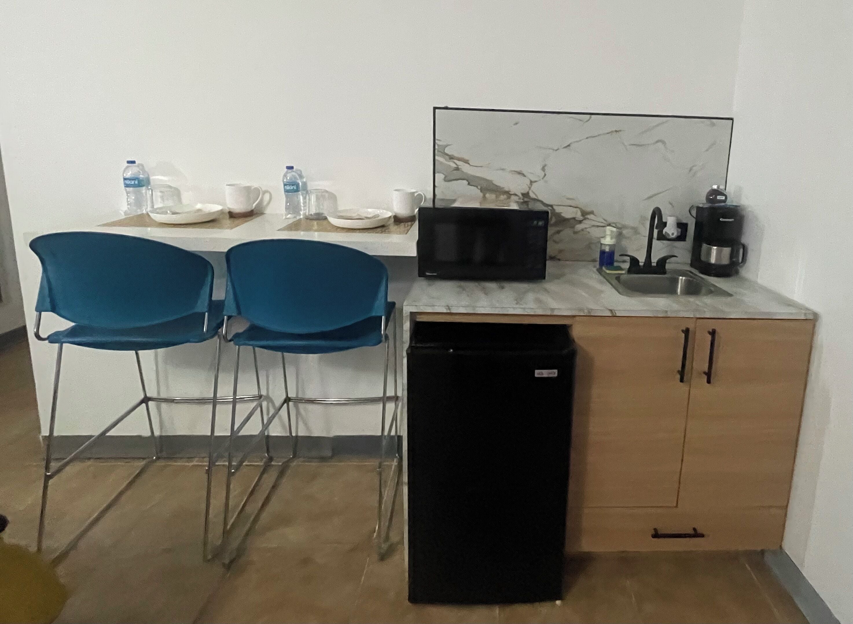 Estúdio conforto, 1 cama de casal | Cozinha privada | Cafeteira/chaleira