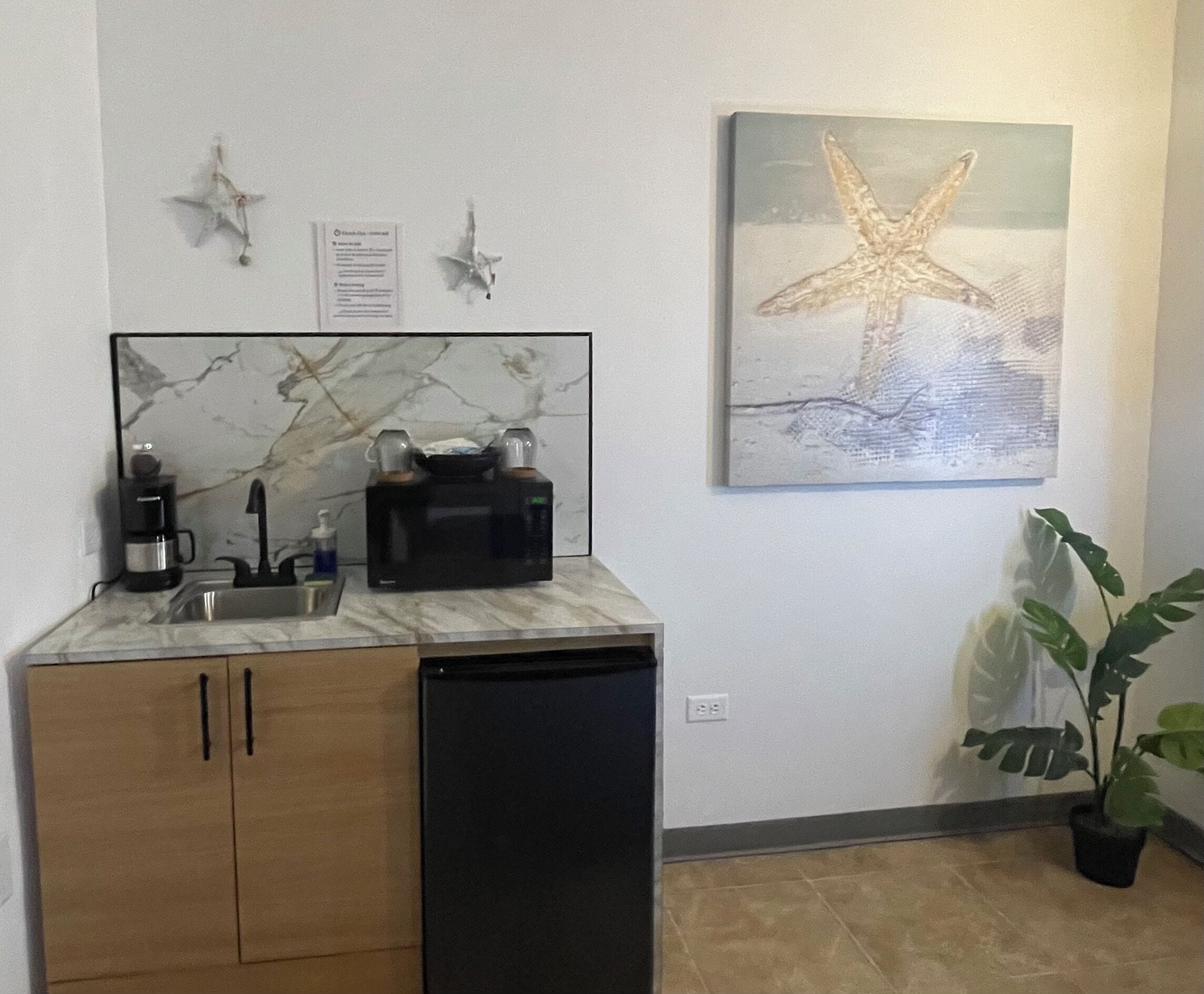 Estúdio conforto | Cozinha privada | Cafeteira/chaleira