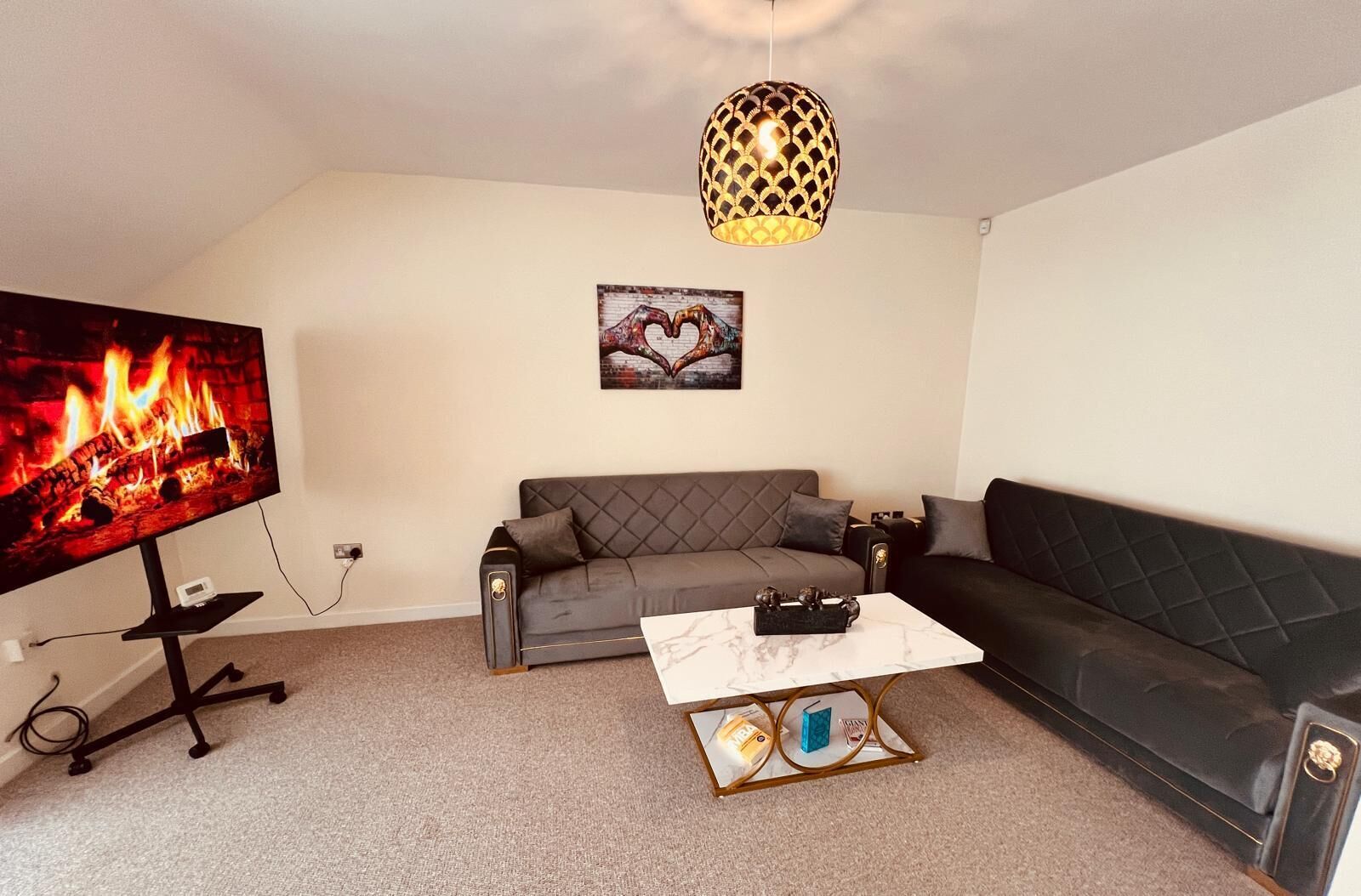 Apartamento, 2 quartos | Sala