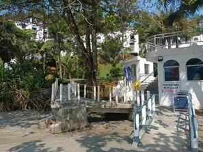 Entrada do alojamento