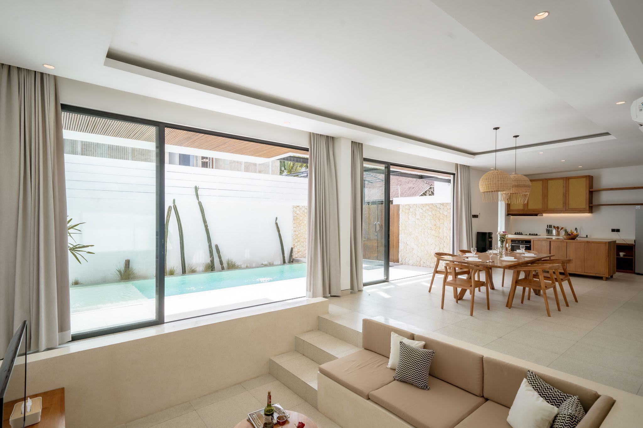 Villa Deluxe, 3 quartos, piscina privativa, vista para a piscina | Vista do quarto