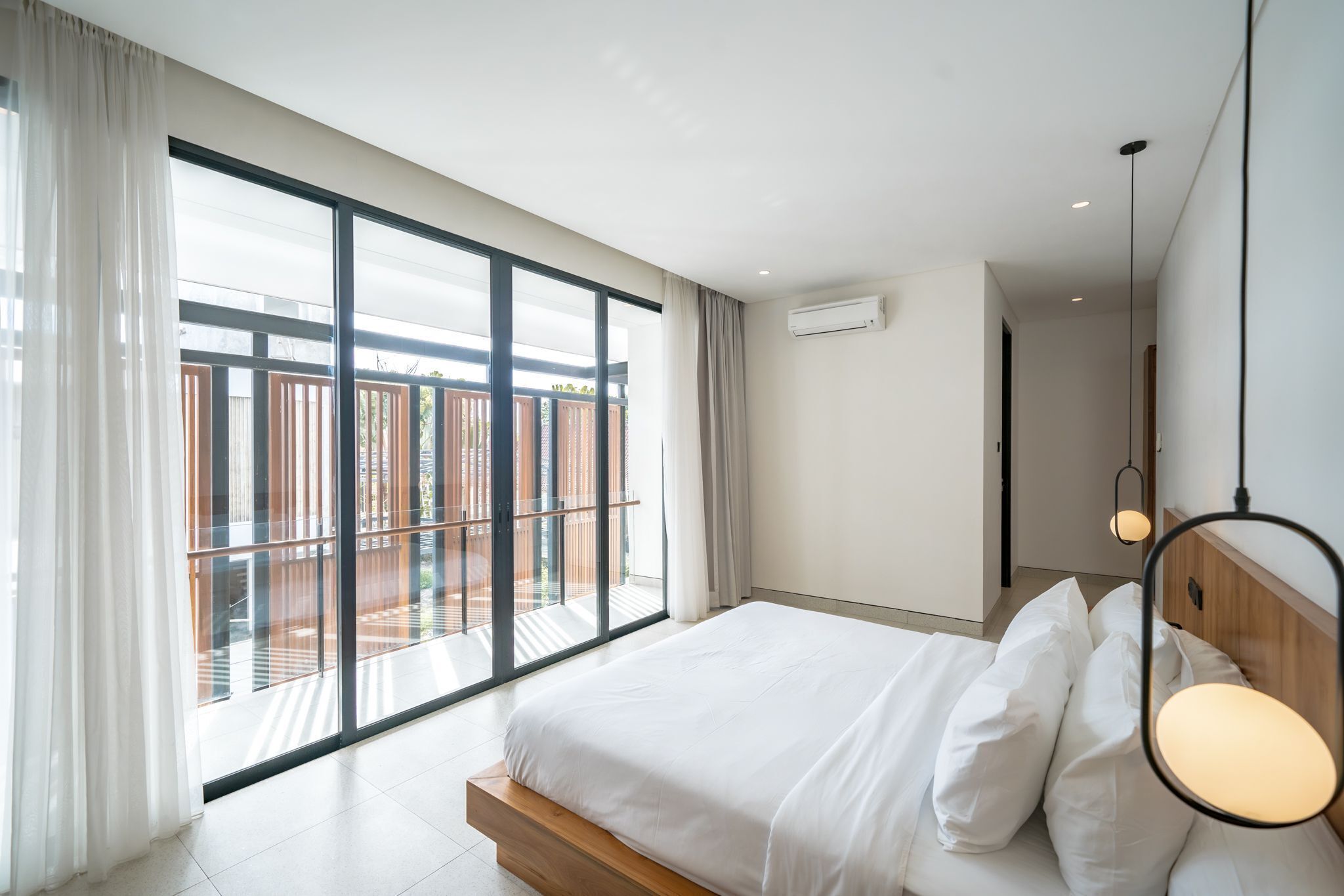 Villa Deluxe, 3 quartos, piscina privativa, vista para a piscina | Lençóis de algodão egípcio, roupa de alta qualidade, cofre no quarto 