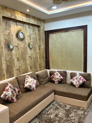 Apartamento Executivo, Vista para a cidade | Sala de estar