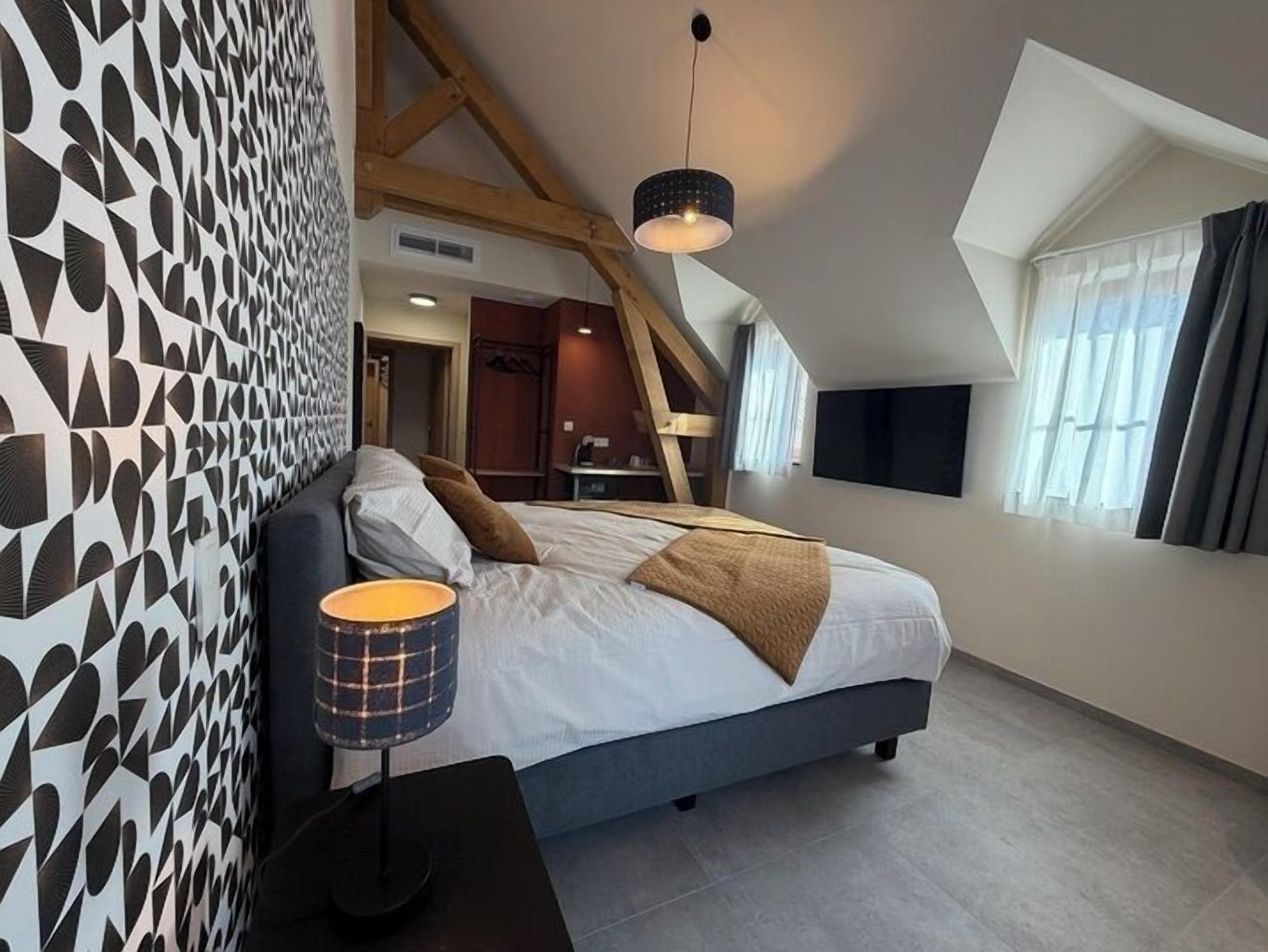 Quarto Duplo Standard | Wi-fi grátis, roupa de cama fornecida 