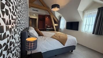 Quarto Duplo Standard | Wi-fi grátis, roupa de cama fornecida