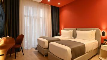 Quarto Superior, 2 camas individuais, Vista para a cidade