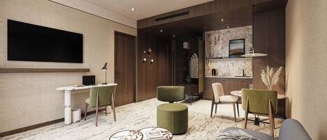 Suite Deluxe, 1 cama king-size | Sala de estar