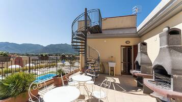 Apartamento, 1 quarto, varanda | Terraço/pátio interior