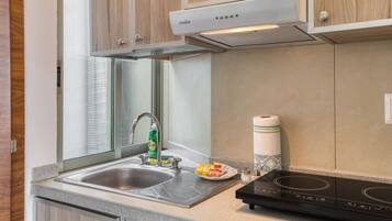 Quarto Individual Básico | Cozinha privada