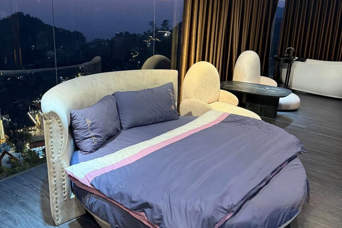 Suíte executiva, 2 quartos, vista para a montanha | Lençóis italianos Frette, roupas de cama premium