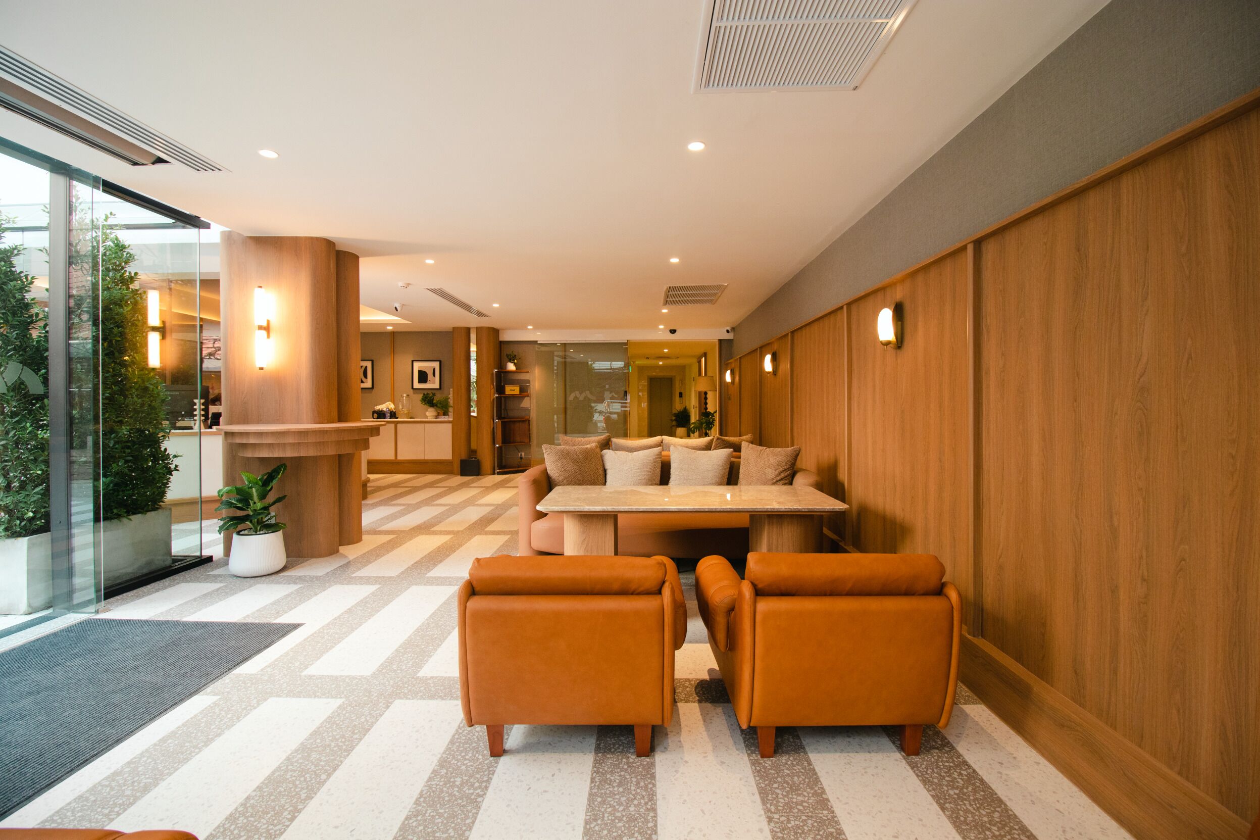 Sala de estar do lobby