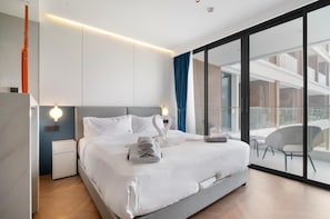 Apartamento (0 Bedroom) | 1 quarto, secretária adequada para computadores portáteis