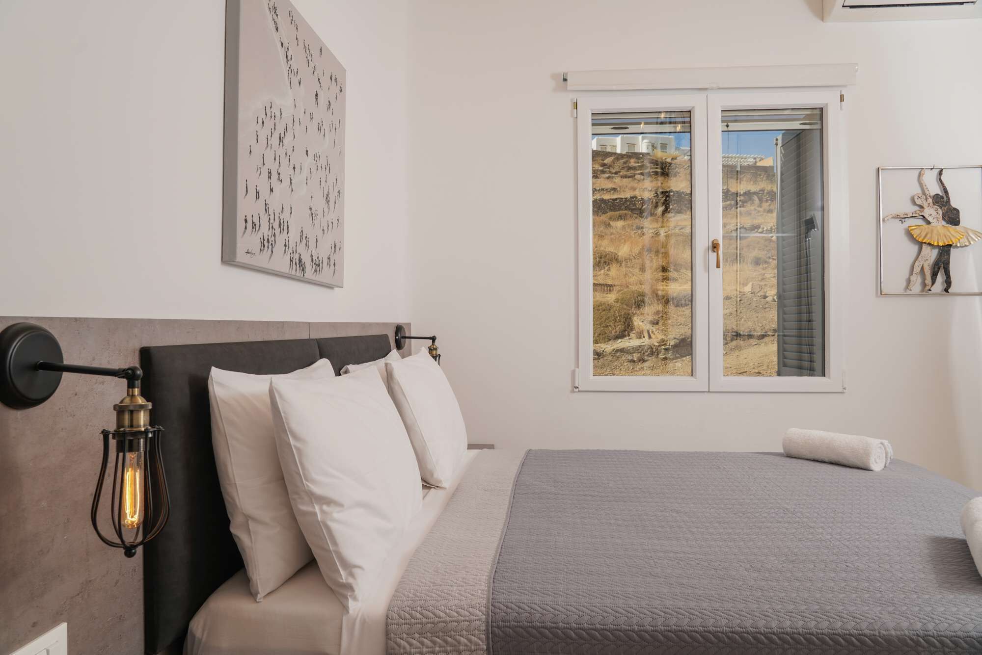 Aether Mykonos 5br Villa With Port & Town Views - Mykonos