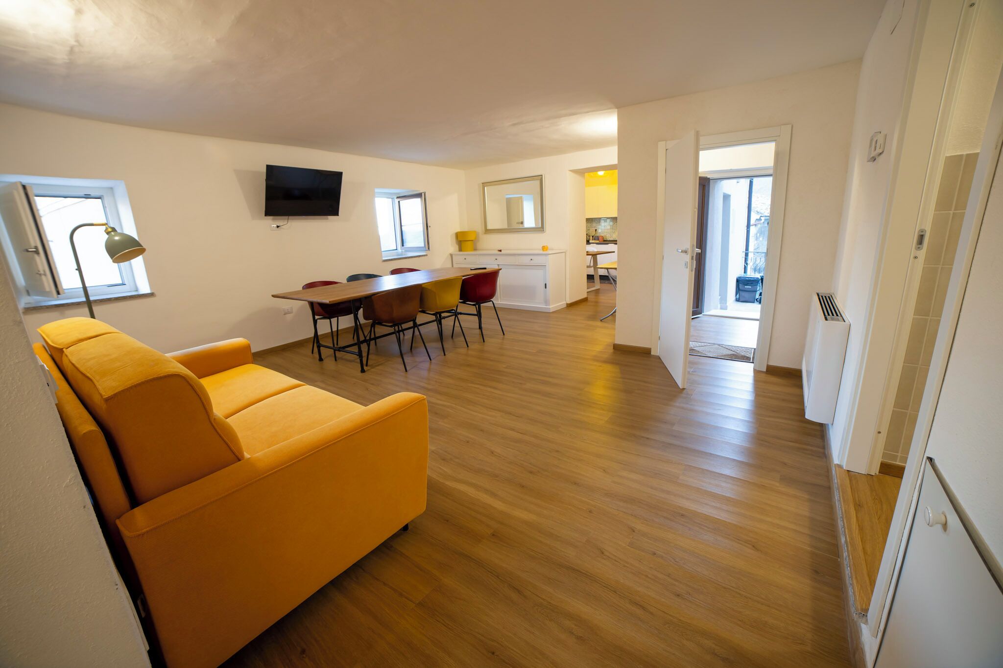 Apartamento, varanda, Vista para a cidade | Sala de estar