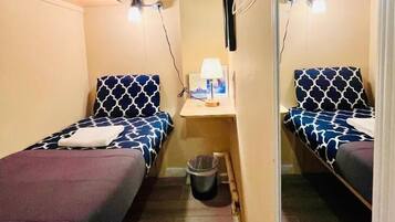 Wi-fi grátis, roupa de cama fornecida