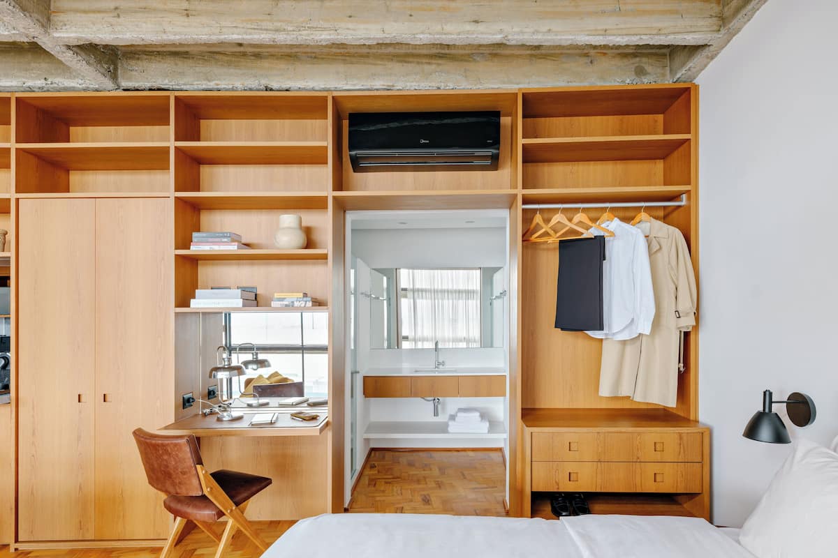Apartamento Básico | Cortinas/cortinados opacos, ferro/tábua de engomar, Wi-fi grátis