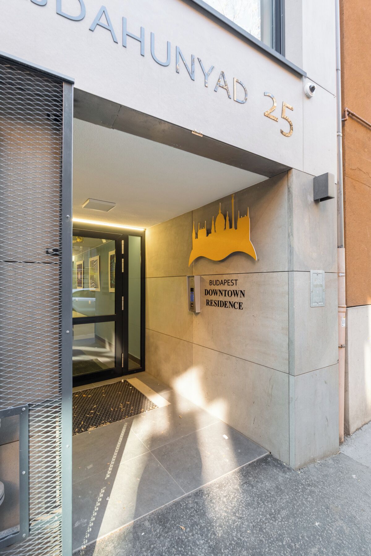 Entrada do alojamento