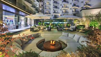 Sala de estar do lobby