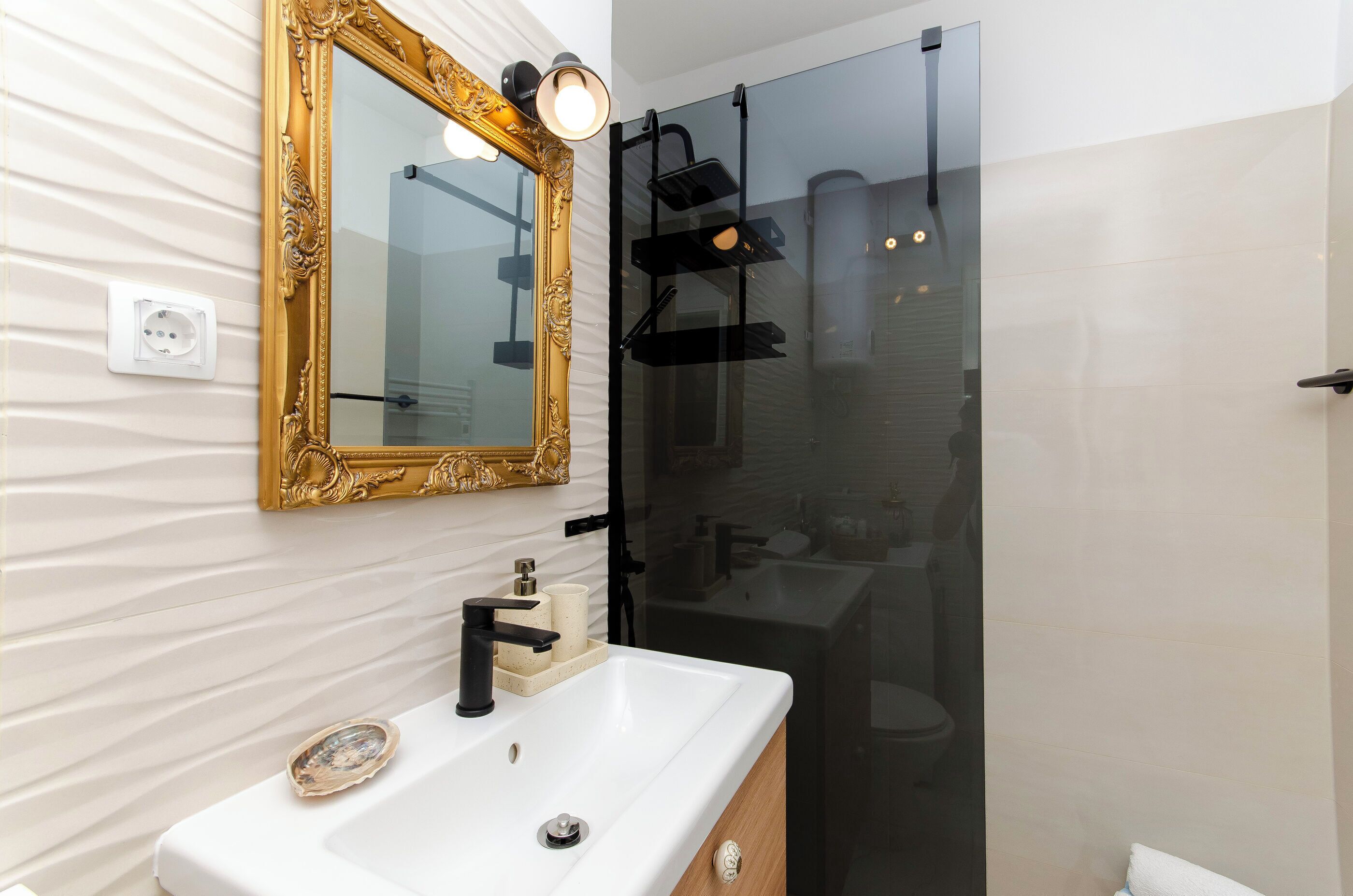 Apartamento (A1) | Casa de banho | Toalhas fornecidas 